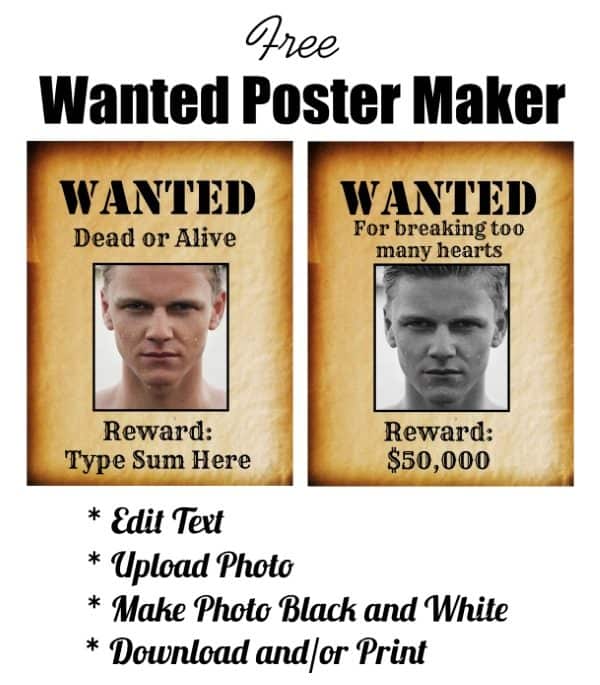 Free Wanted Poster Template | Edit Online