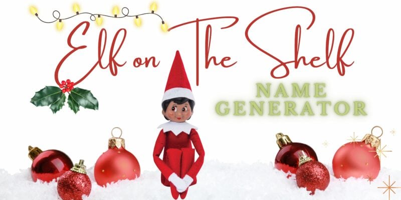 Online Elf Name Generator | 695 Elf on the Shelf Names