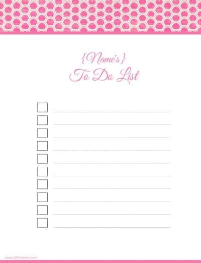 FREE Printable To Do List | Print or Use Online | Access from Anywhere