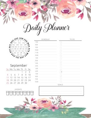 Free Daily Schedule Template | Word, Excel, Online Designer