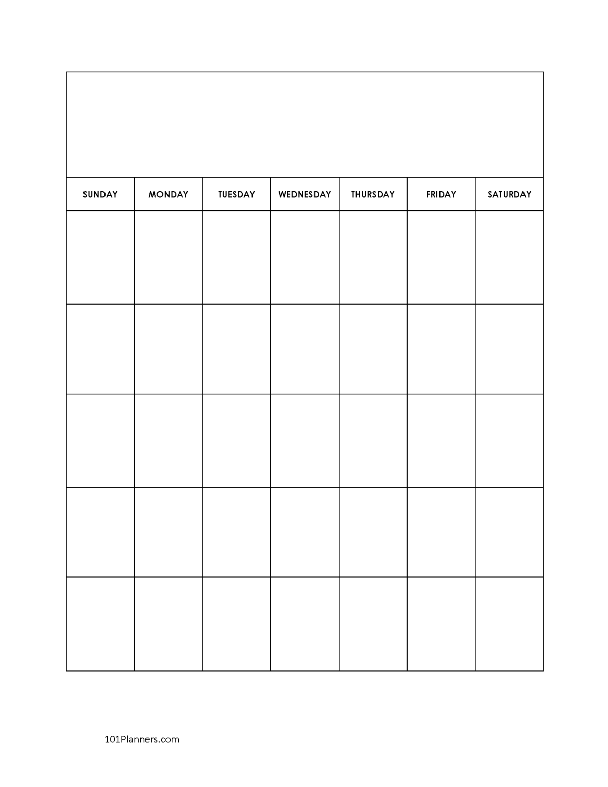 FREE Blank Calendar Templates | Word, Excel, PDF for any month