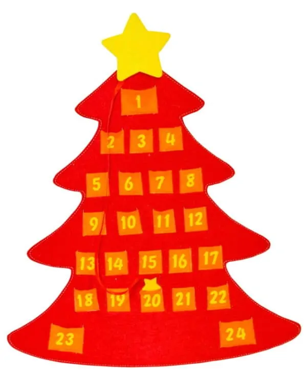 Free printable Christmas countdown and Advent calendar