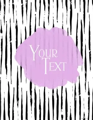 FREE Binder Covers | Black and White with Custom Text