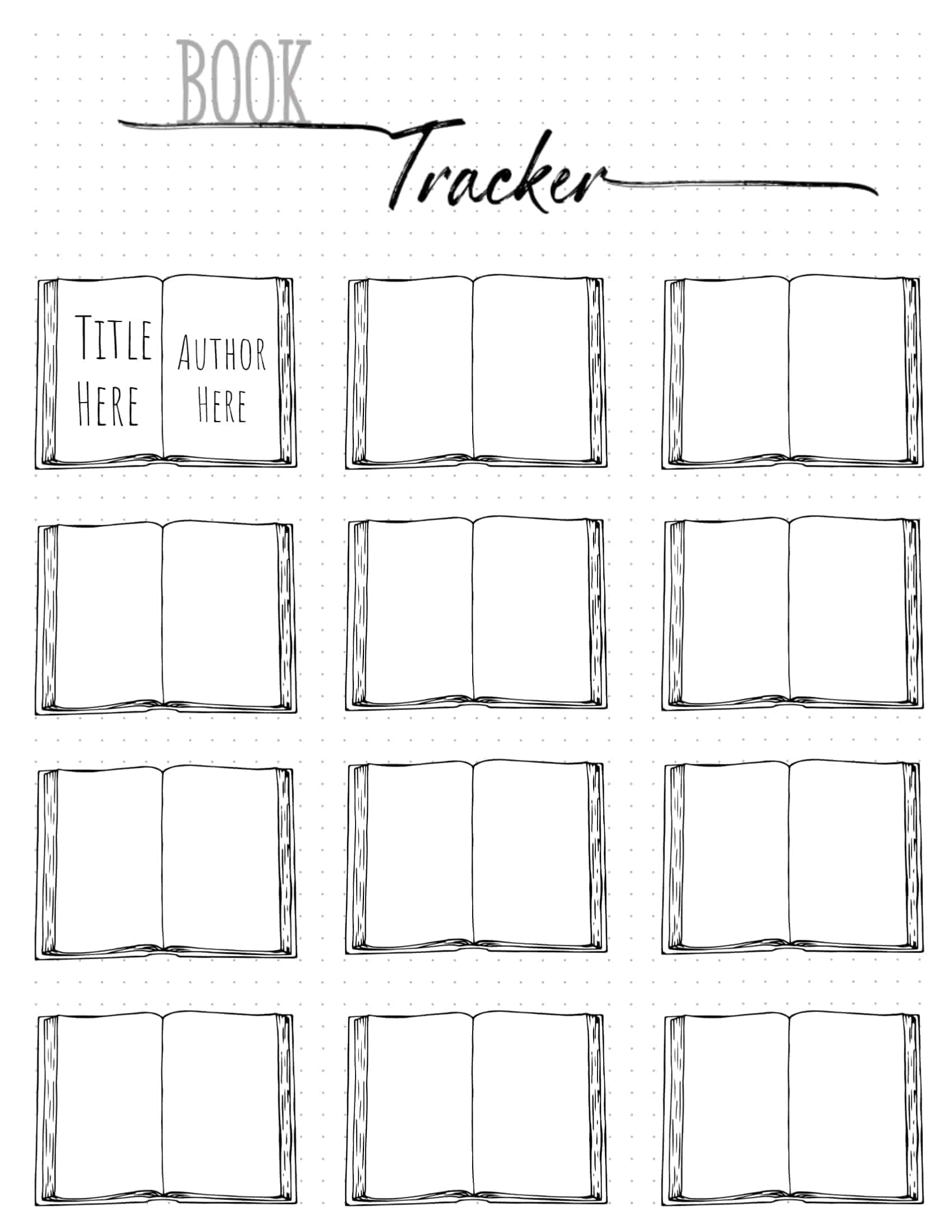Book Tracker Template