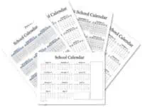 Free Editable Calendar Templates | 101 Different Designs