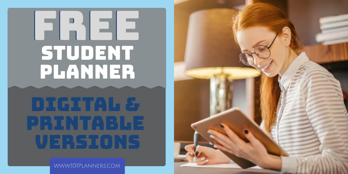 FREE College Student Planner | Printable & Digital