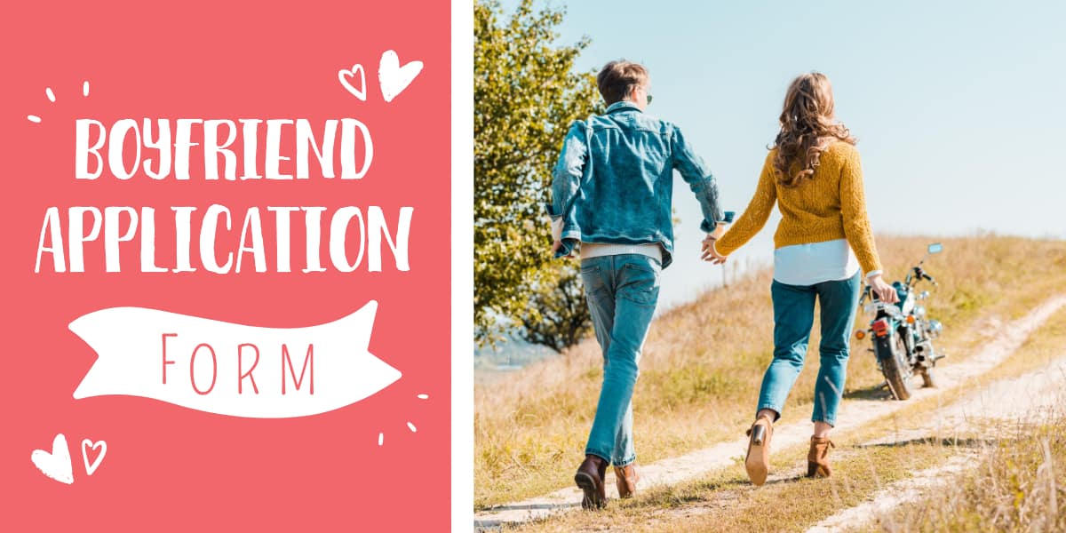 Boyfriend Application Printable