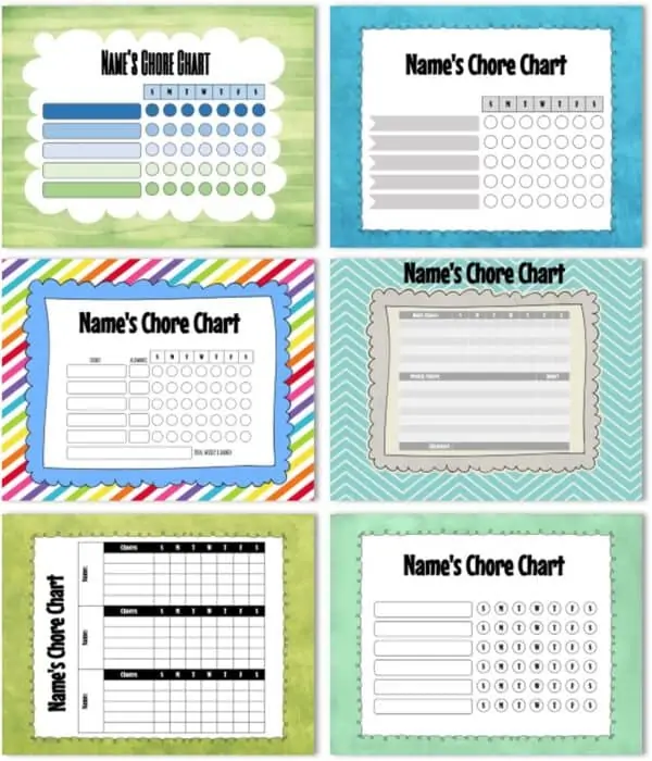Chores for 8 Year Olds with Free Printable Custom Chore Chart