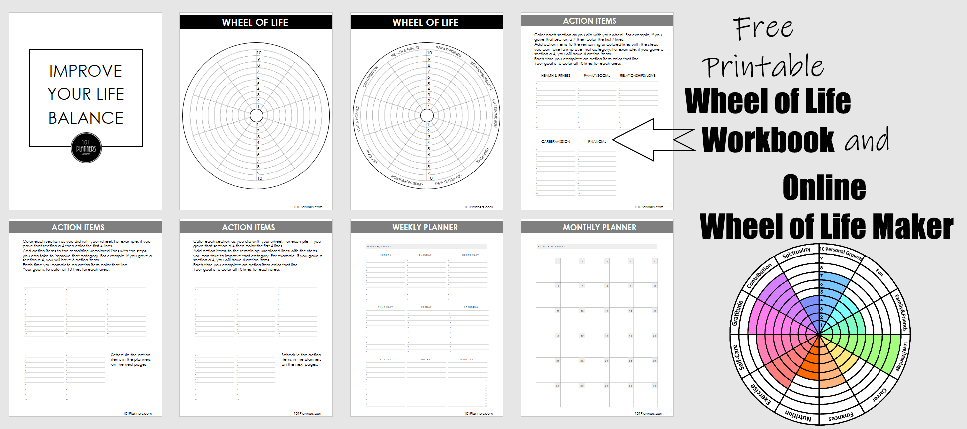 Wheel Of Life Worksheet The Wheel Of Life – Your First Step To