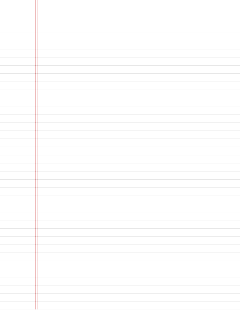 FREE Lined Paper Printable | Many Templates are Available