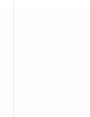 FREE Lined Paper Printable | Many Templates are Available