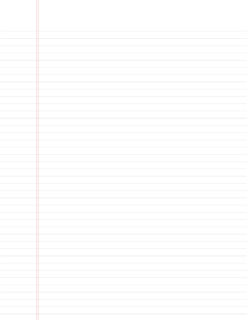 FREE Lined Paper Printable | Many Templates are Available