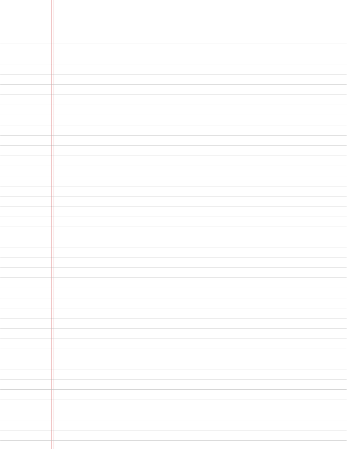 FREE Lined Paper Printable | Many Templates are Available