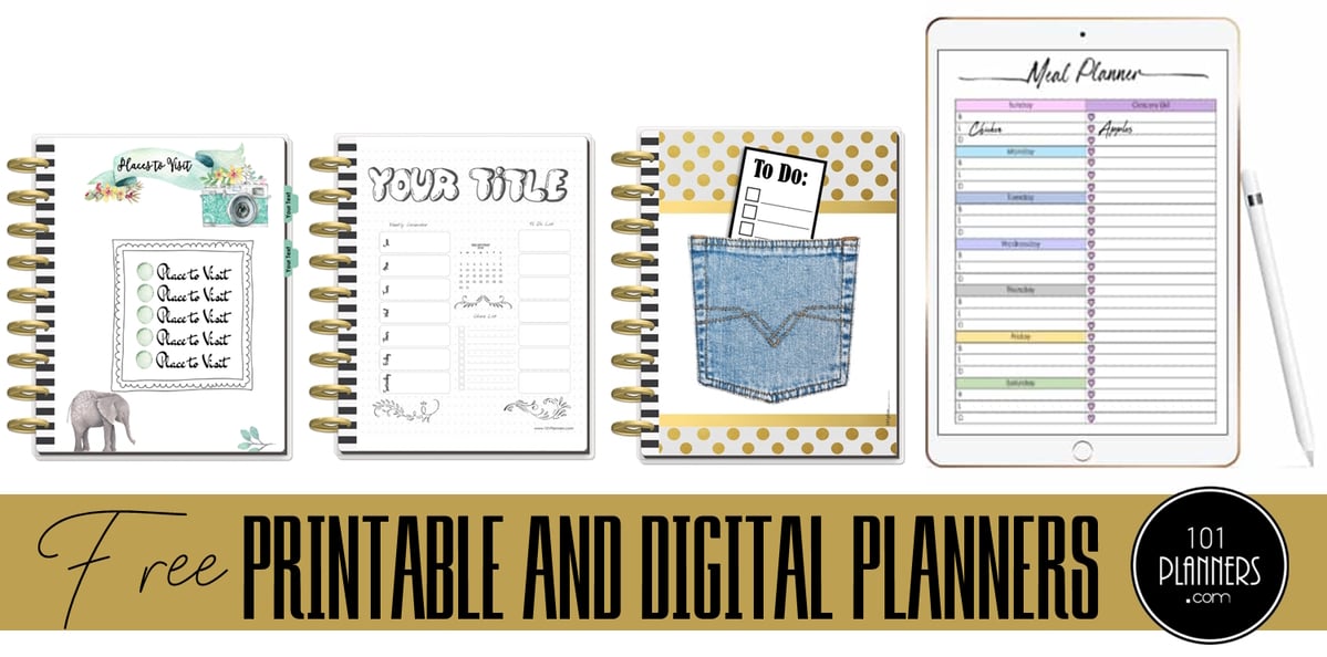 Free Custom Planners | Printable & Digital