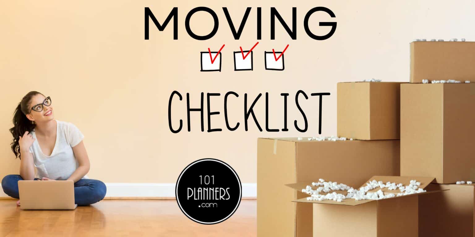 FREE Comprehensive Moving Checklist Printable