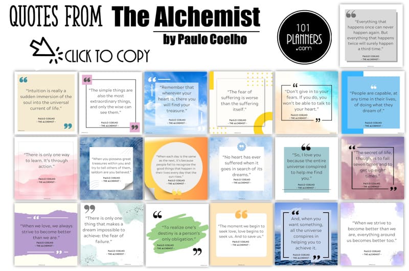 The Alchemist Quotes | Click to Copy or Download Image