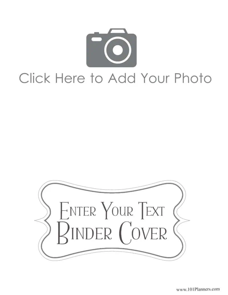 Free Printable Binder Cover Templates | Create Online