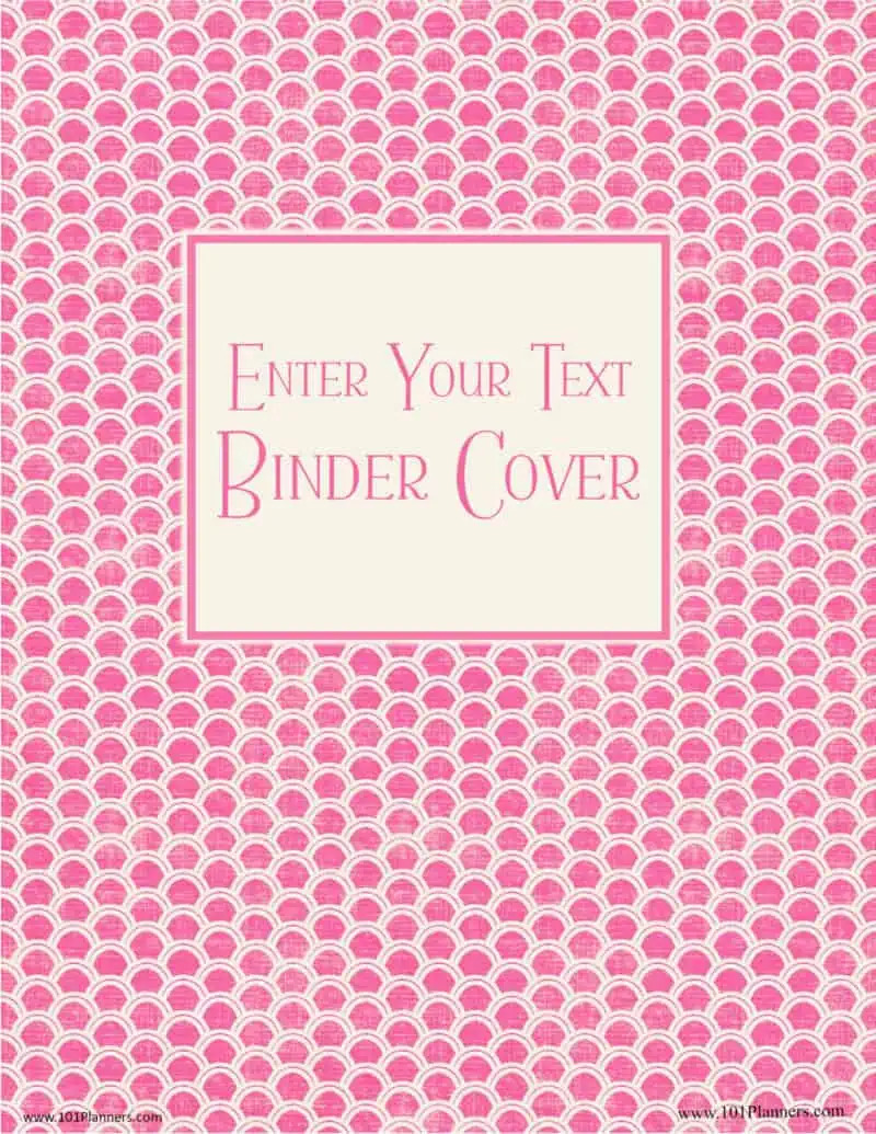 Free Printable Binder Covers | Customize Online & Print at Home
