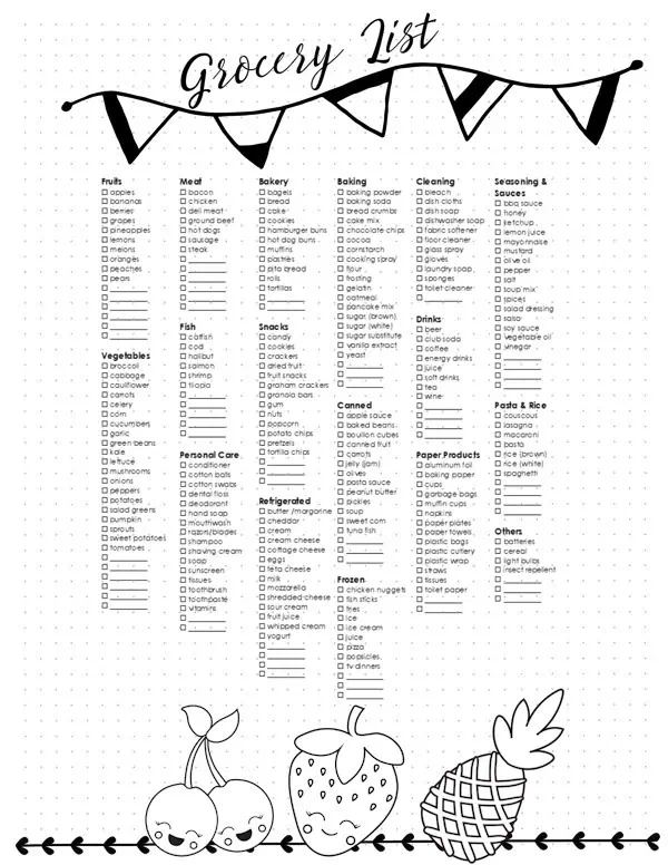 Free Meal Planning Templates