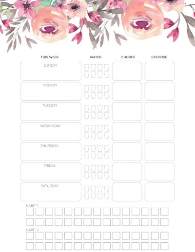 Free Printable Week Calendars | Customize Online & Print at Home