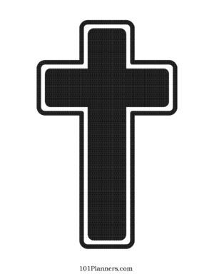 Cross Template | Cross Clipart Maker