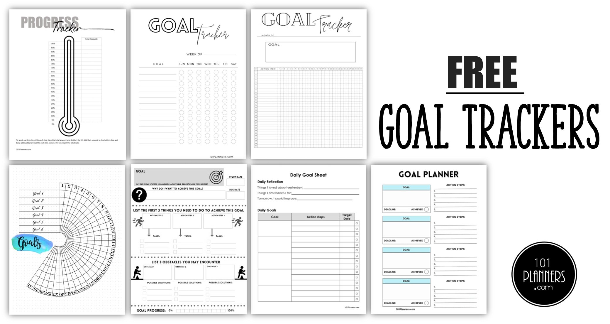 Free Goal Tracker Templates