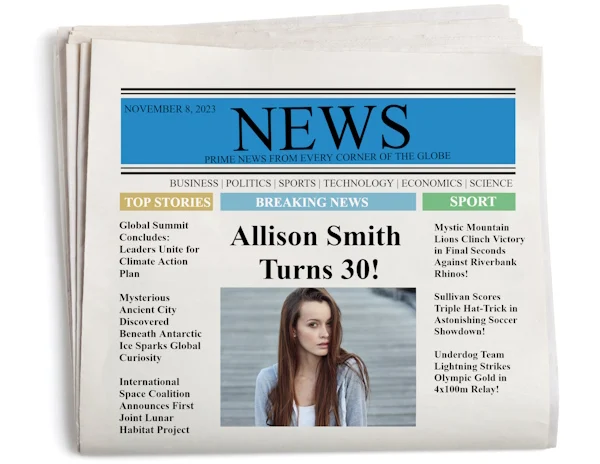 FREE Fake News Generator | Newspaper Generator with Photo