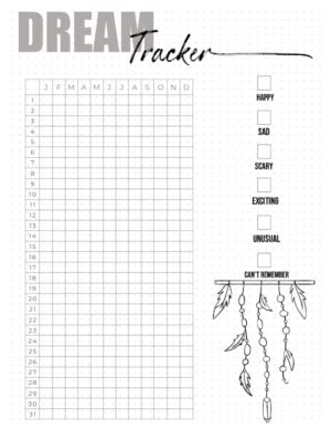 Free Dream Tracker Templates – Record and Analyze Your Dreams