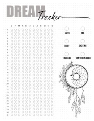 Free Dream Tracker Templates – Record and Analyze Your Dreams