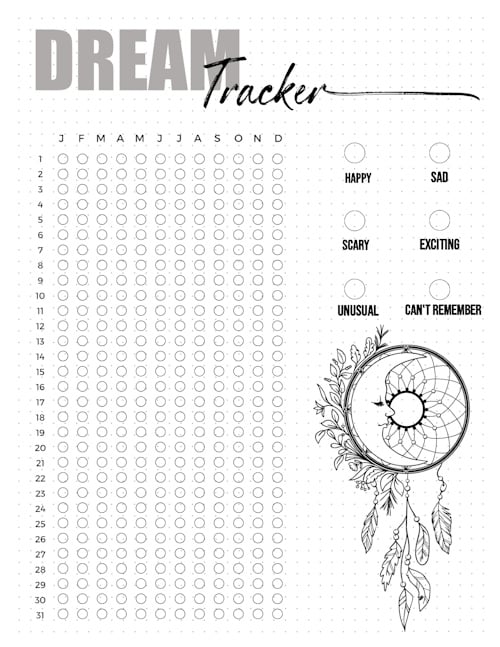 Free Dream Tracker Templates – Record and Analyze Your Dreams