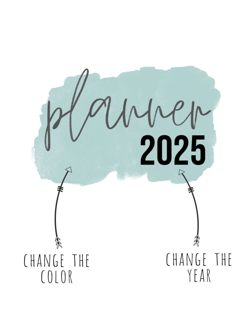 FREE Planner Cover Templates | Instant Download | Customizable