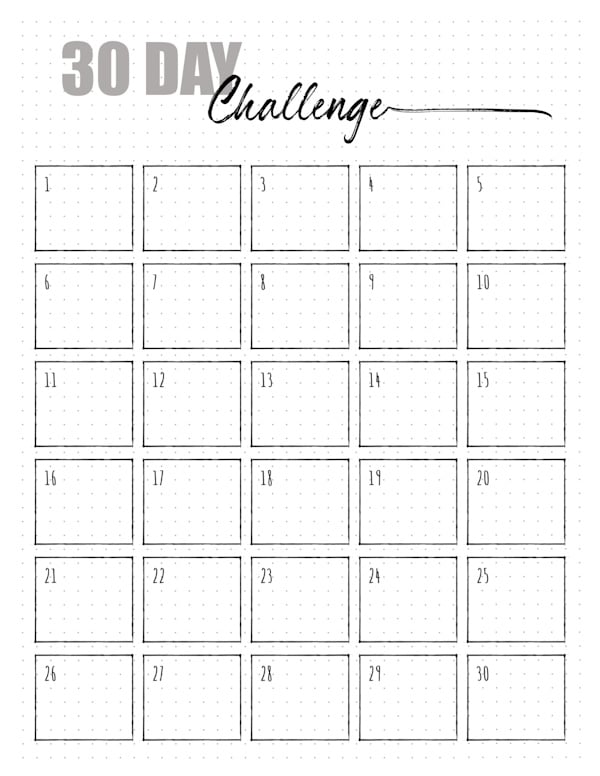 FREE Workout Tracker Printable | Customize Online & Print