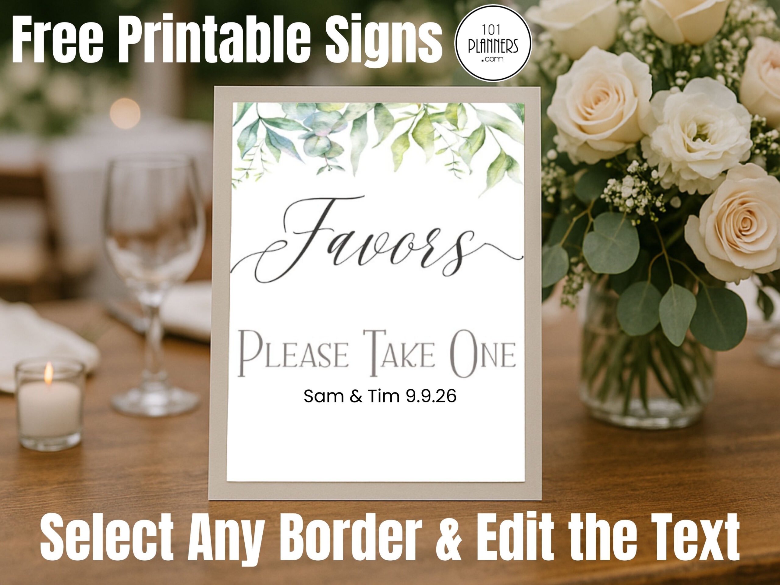 Please Take One Sign - FREE, Printable & Editable