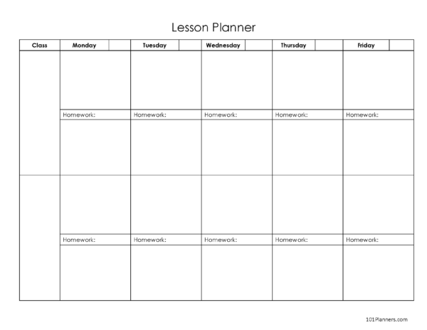 Lesson Plan Archives - 101 Planners